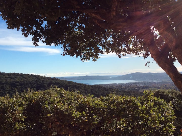 Mas 88m2  Grimaud Splendide Vue Golfe De St Tropez - Grimaud