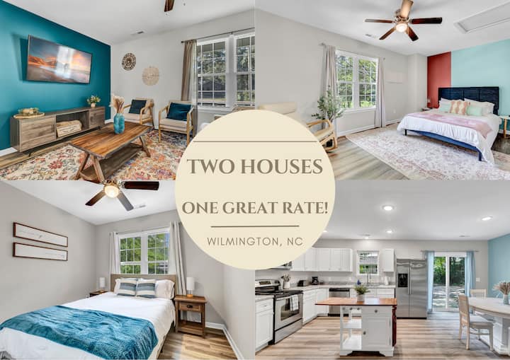 Sleeps 12| 1 Mi To Uncw|4 Mi To Beach|grill |Pets - ライツビル・ビーチ, NC