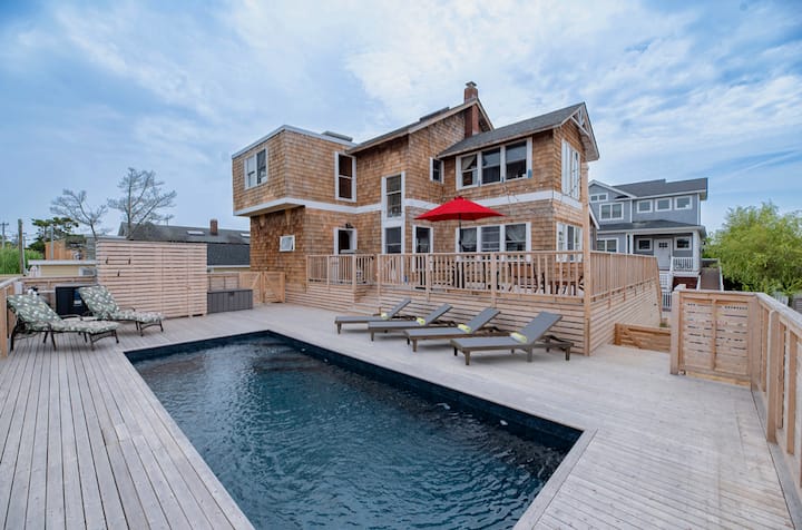 Big Beach Beauty With Pool - Fire Island, NY