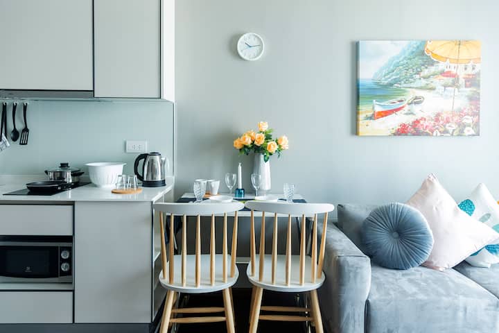 Skyview Nice Condo Sukhumvit Thonglor 2ppl 1br Bts - Bangkok