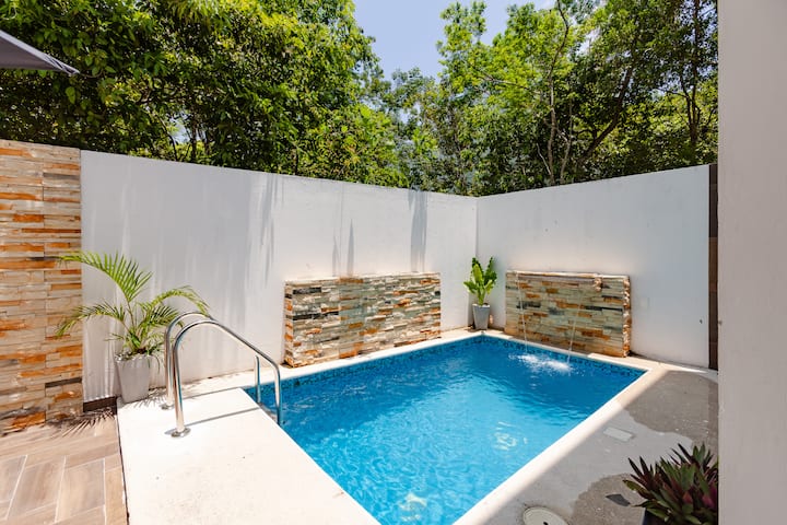 Villa Serenity: Tu Hogar Con Alberca En El Caribe - Puerto Morelos