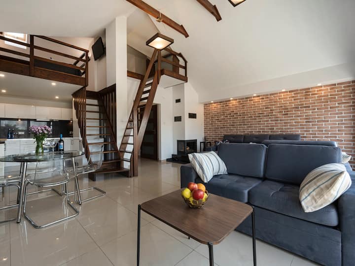 Blueapartpl Przestronny Loft Przy Plaży - Jastarnia