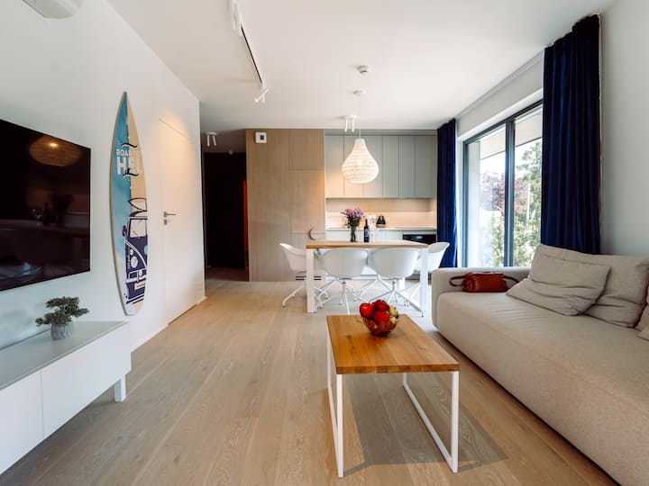 Blueapartpl Przestronny Apartament Z Ogrodem - Poland