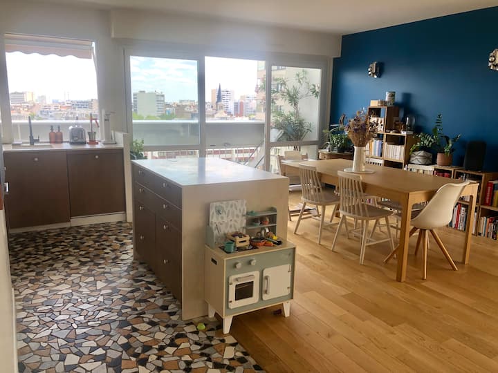 Appart 85m2, 2 Chb, Balcons, Vue - Paris