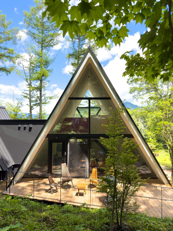 A-frame House In Yamanashi, The Mt.fuji Area - 富士山
