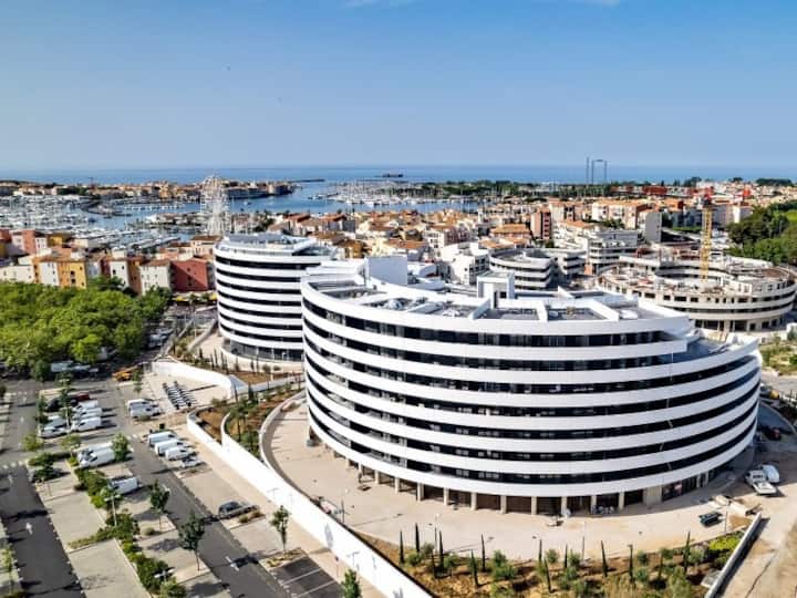 Cap D'agde Port Apt  Iconic Geothermique +Parking - Agde
