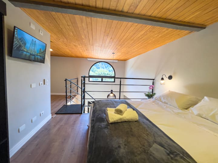 Loft Mezanino 203 - Em Capivari - Campos Do Jordão - Campos do Jordão