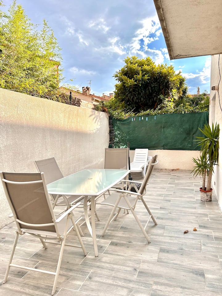 Studio 5mncentre Ville /15mnespagne (Parking) - Perpignan