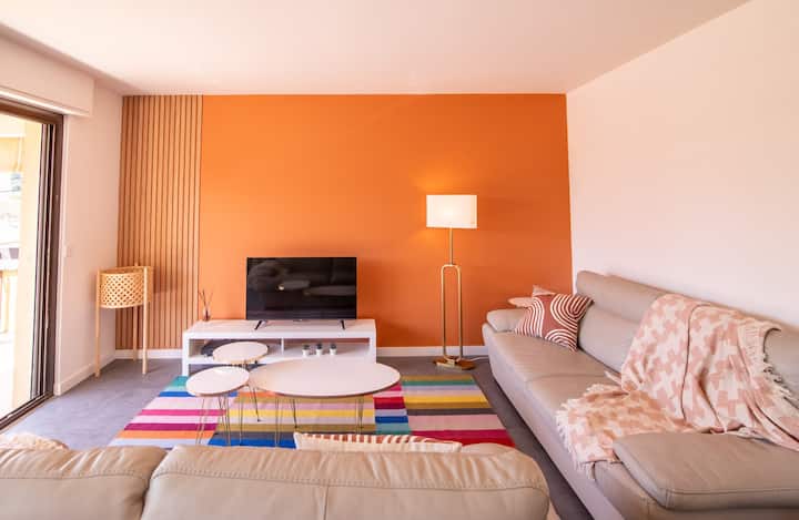 Bel Appartement Climatisé Parking - Antibes