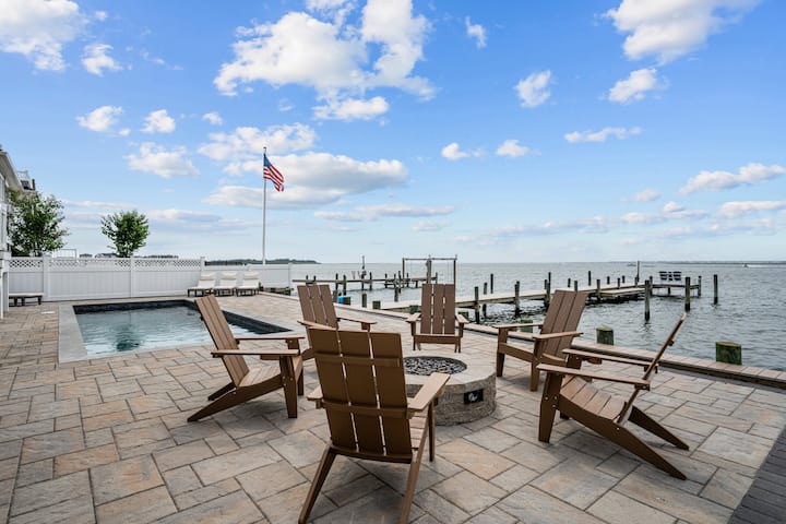 Beautiful Bayfront W Heated Pool - Beach Haven, NJ