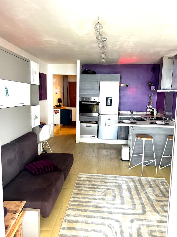 Appartement Vue Mer Plages à 30 Mètres - Cagnes-sur-Mer