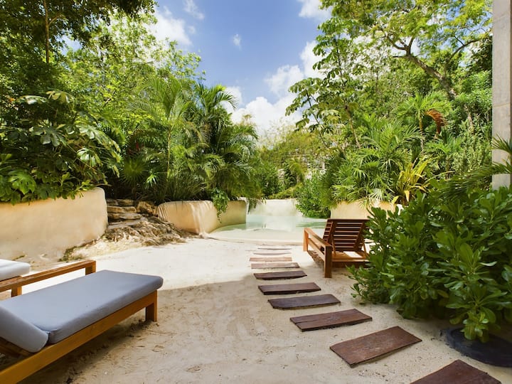 Charming First Floor Studio W Pvt Pool + Patio - Tulum