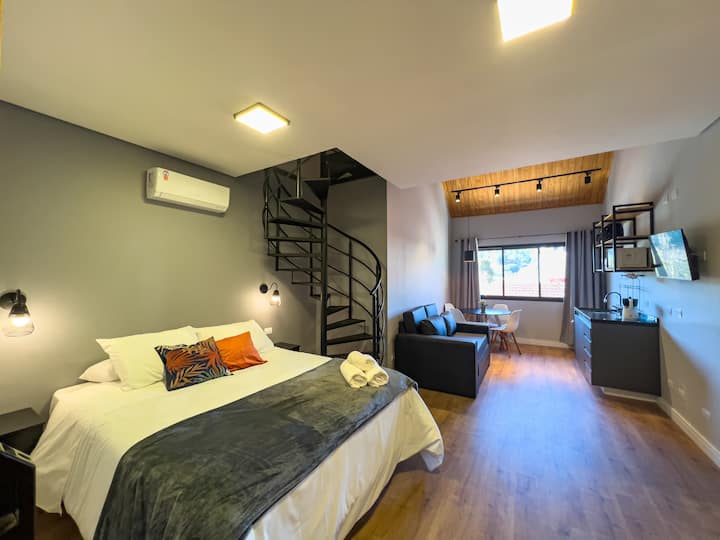 Loft Mezanino 205 - Em Capivari - Campos Do Jordão - Campos do Jordão
