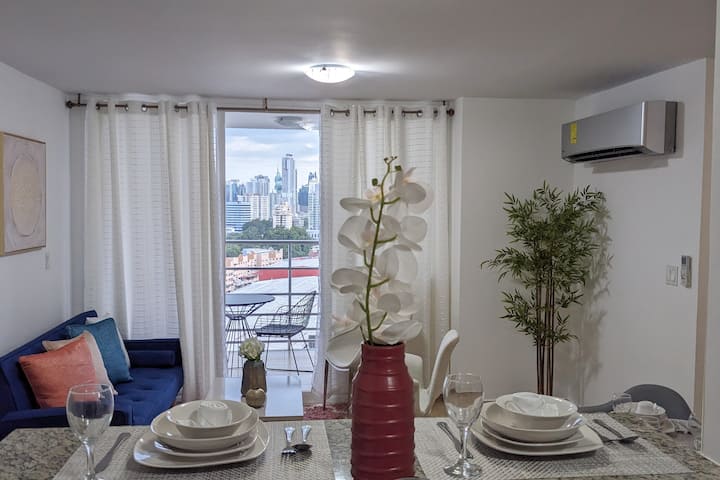 Cozy Apt Near Subway - City View - Panamá