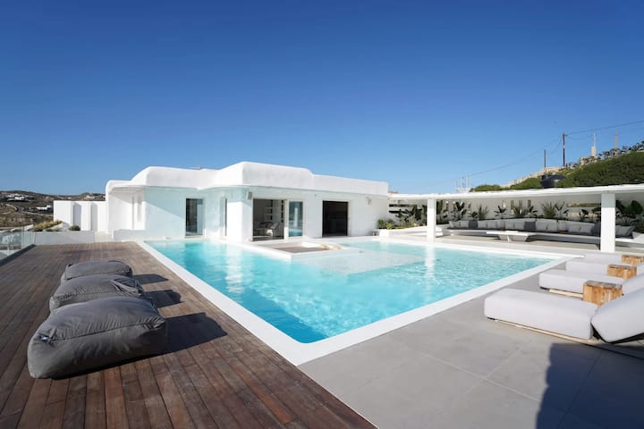 Villa Aqua Pearl Mykonos With 2 Guesthouses - Mykonos