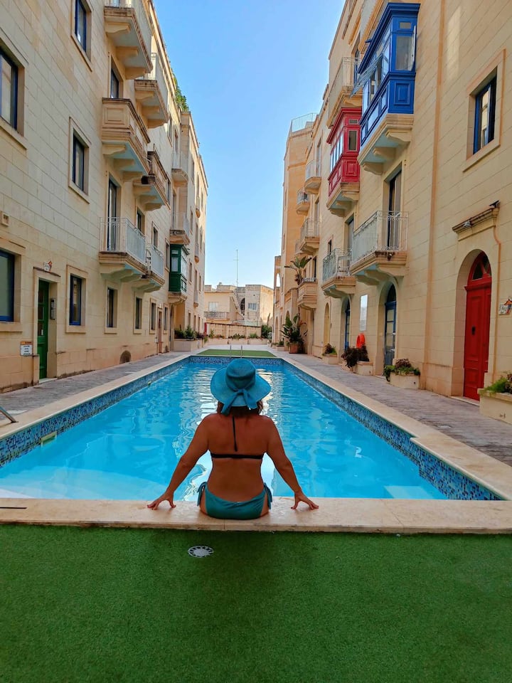Seascape Penthouse - Seaview+pool+2 Terraces - Malta
