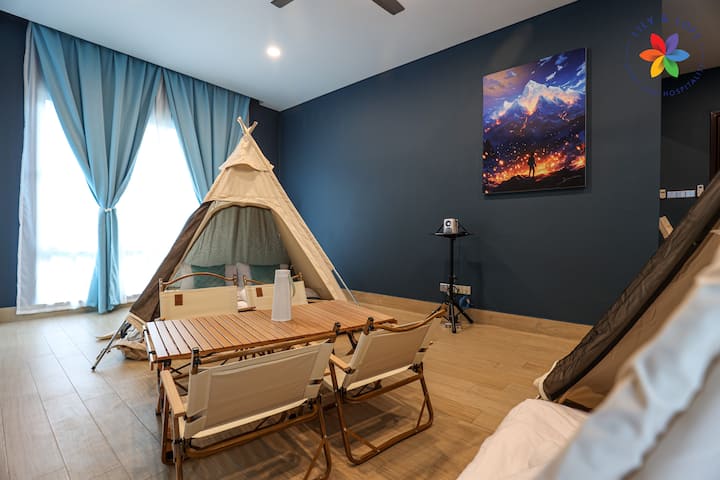 𝟰 𝗽𝗮𝘅 | Camping In Winter #Tent #Petfriendly - Shah Alam