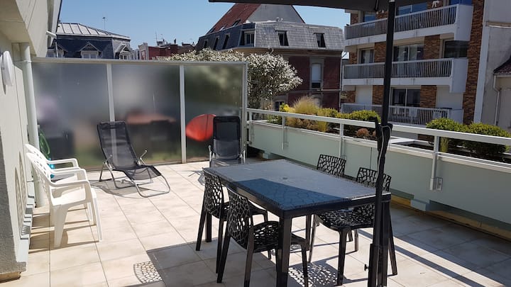 Bel Appt Centre & Plage Avec Grande Terrasse Sud - Le Touquet