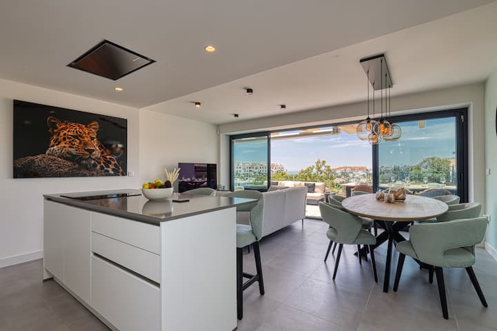 Modern Highend Oasis W/sea Views & Interior Spa - Benahavís