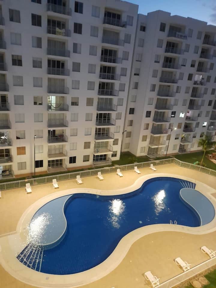 Apartamento Vacacional Amoblado Aqualina Orange - Ricaurte