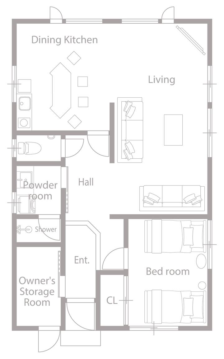 Betsu Inn Mini｜new Modern Cabin Perfect For 2-3! - Hakuba