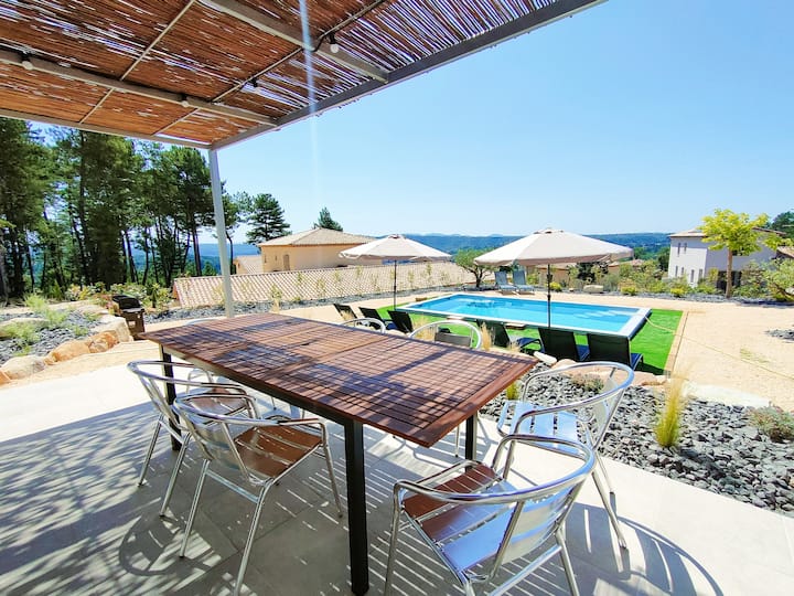 Superbe Villa Clim Piscine Chauffée 5 Etoiles - Ardèche