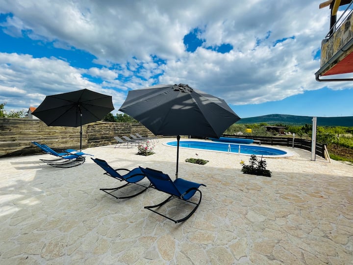 Villa Dany Mit Privatem Pool - Skradin