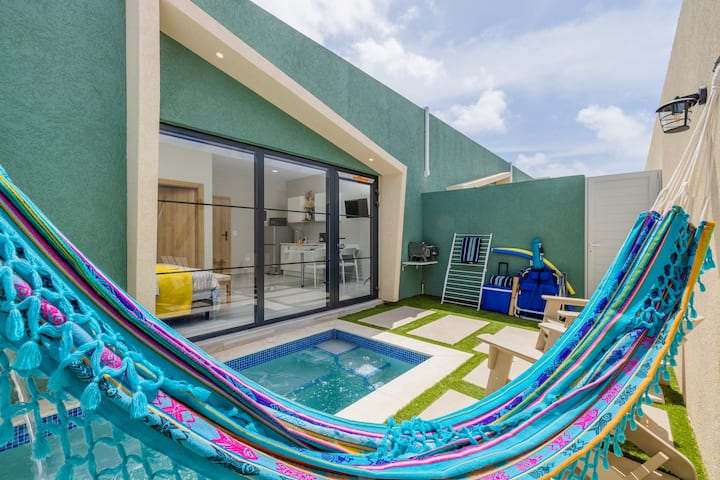 Brand New Studio W/plungepool Close To Eagle Beach - Aruba