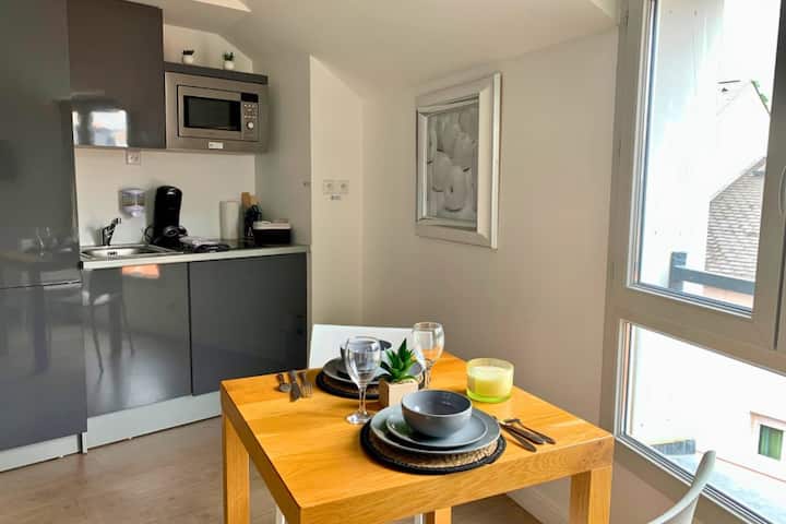 [Paradis 515] Elégant Studio Avec Vue Sur Château - Lourdes
