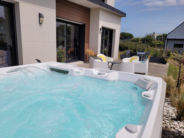 Maison Tout Confort! Jacuzzi & à 2 Pas De La Plage - Plouescat