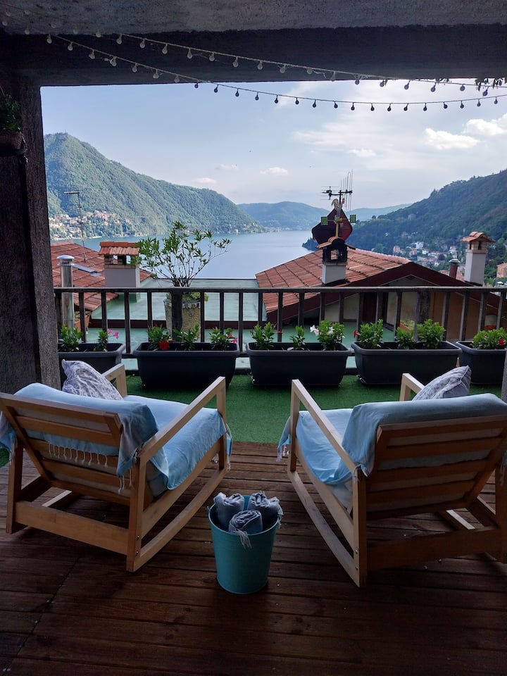 "La Corte Sul Lago Di Como" Camera Camino Terrazza - Lake Como
