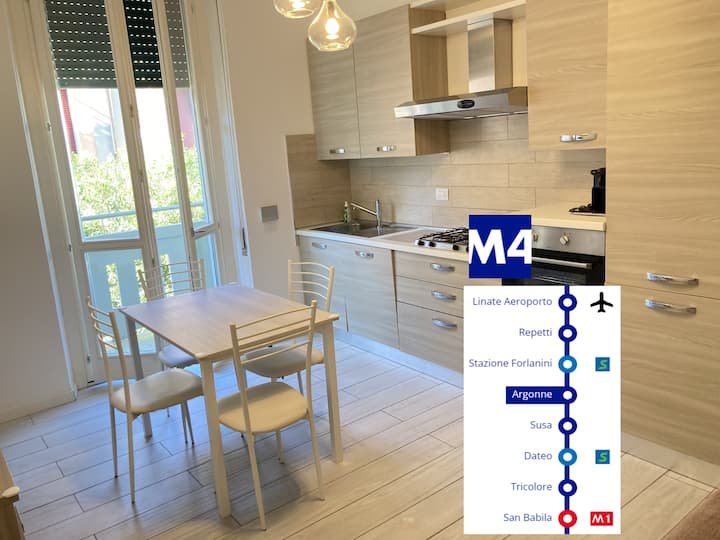 M4 Argonne - Two-room Apartment - Milan