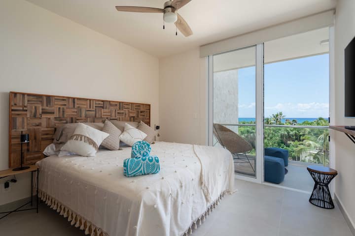 Tipsy Tortuga/penthouse W Full Ocean View&jacuzzi - Akumal