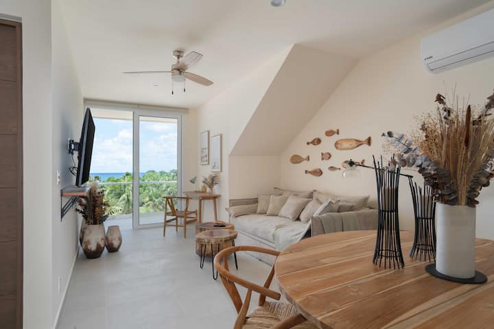 Tipsy Tortuga/penthouse W Full Ocean View&jacuzzi - Akumal