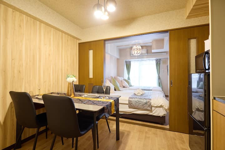 なんば各駅3分 関西空港から1時間 Ocat(空港バス発着) Usj 心斎橋 道頓堀 大阪 605 - Osaka