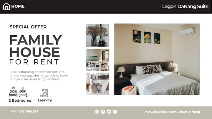 Lagon Da Nang 2 /2brs/ Kitchen/balcony/city Centre - Da Nang