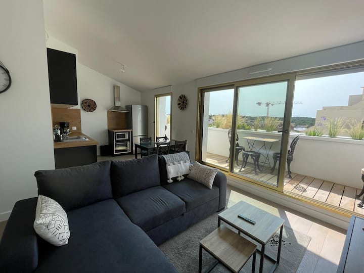 Appart T2 Vue Mer Lacanau Océan - Lacanau Océan