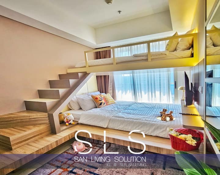 Spazio By San | 3br 7 Bed @ Taman Anggrek Res Mall - Jakarta