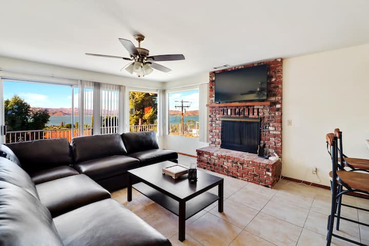 180° Lakeview 5b/3b Gameroom, Boatparking Fastwifi - Lake Elsinore, CA