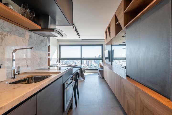 17° Andar 3 Hóspedes + Garagem Academia Lavanderia - Porto Alegre