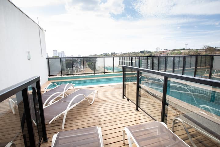 Furnished 2-bedroom Apartment. Perfect Location! - Ribeirão Preto