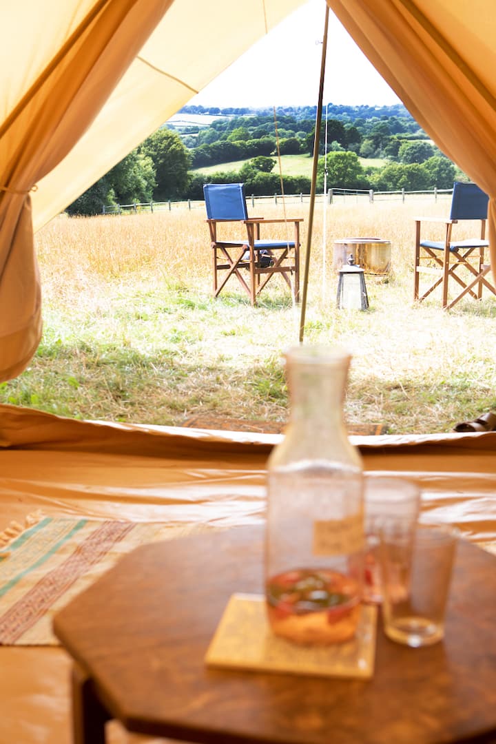 Dreamy Bell Tent - Wild Meadows Glamping - Battle