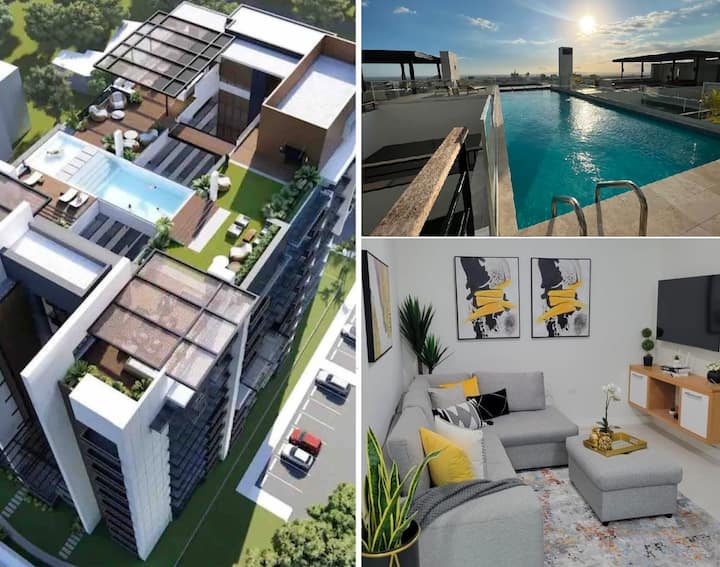 Executive Modern Apartment W/pool In Kingston - Kingston