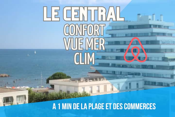 Le Central-vue Mer-2 Min Plage-clim - Bien éQuipé - La Grande-Motte