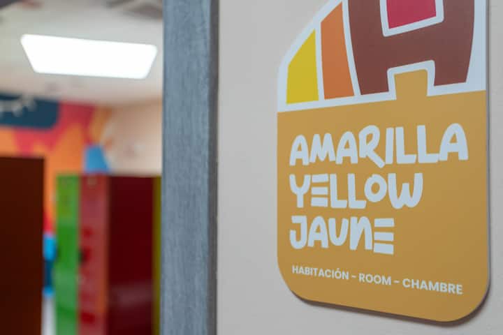 Cama 90cm Hab. Amarilla Mujer - Llanes