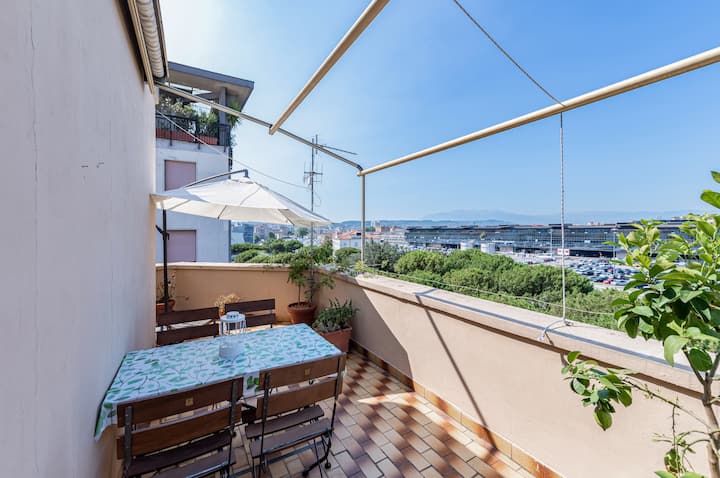 Guesthost - Central Station Terrace - Sea Apt - Pescara