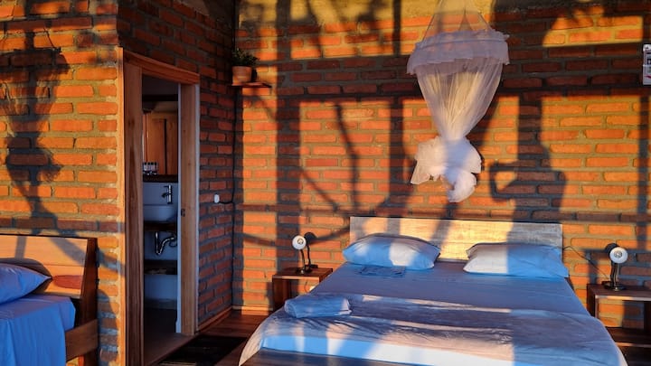 Private Ocean View Cabin With Terrace, Hammocks - Minca