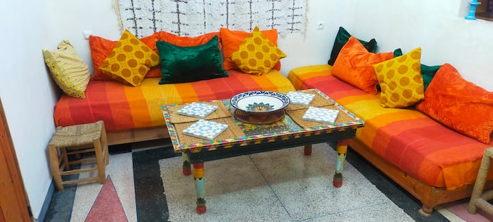 "Bluecaravan" Appartement Orange - Essaouira