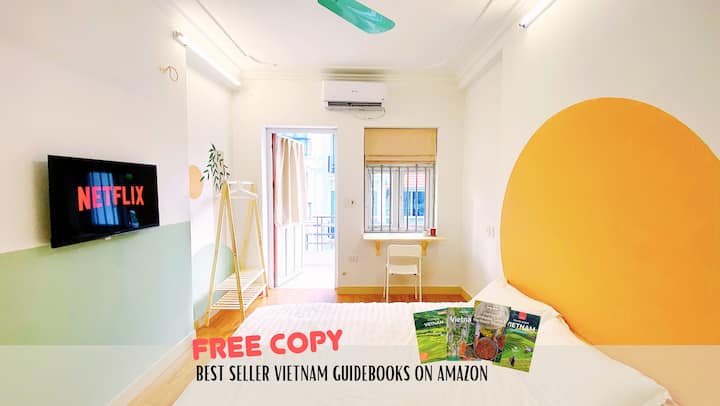 Remote Work 1br Studio W/big Balcony @Old Quarter - Hanoi