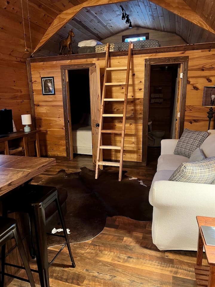 Aries' Cozy Country Cabin @ Vz Stalls ‘N Cabin - Van, TX